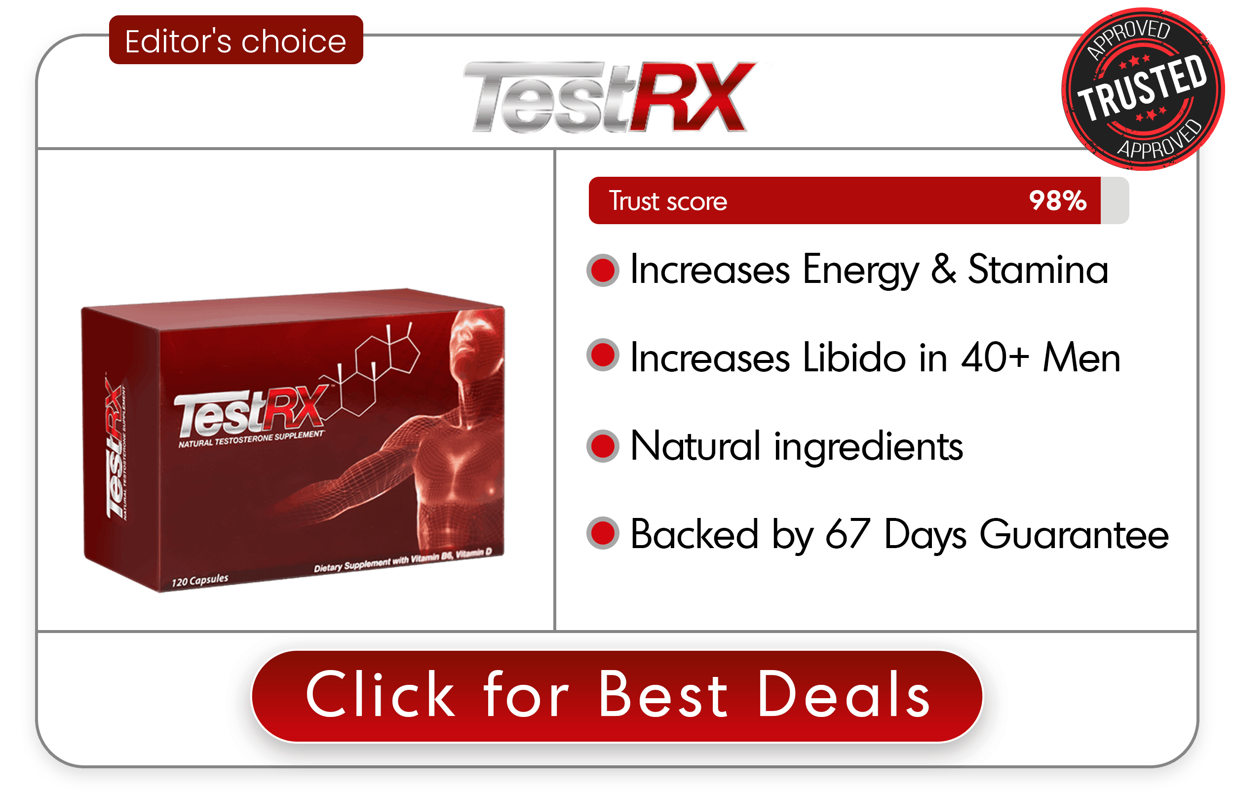 TestRX Review: Does It Really Boosts Your T-Levels?